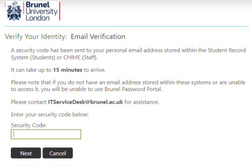 Brunel University London Connect Portal